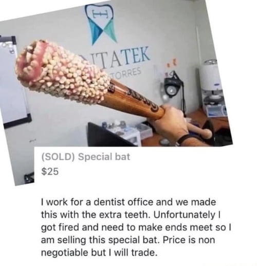 Teeth bat - 9GAG