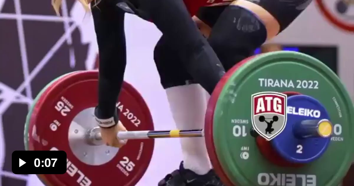 18 yo Monika Marach lifting 99kg/218lbs - 9GAG