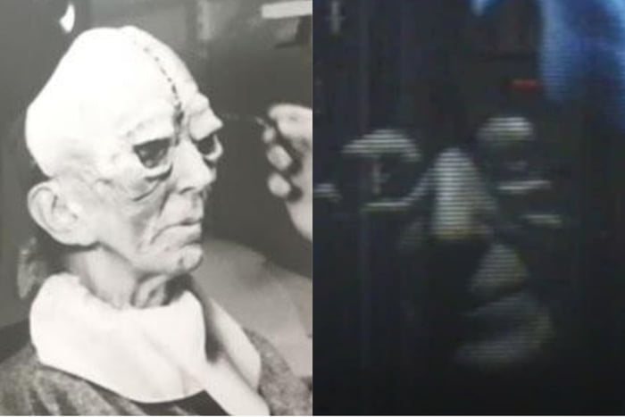 Make-Up preparation for Emperor Palpatine in the empire strikes back ...