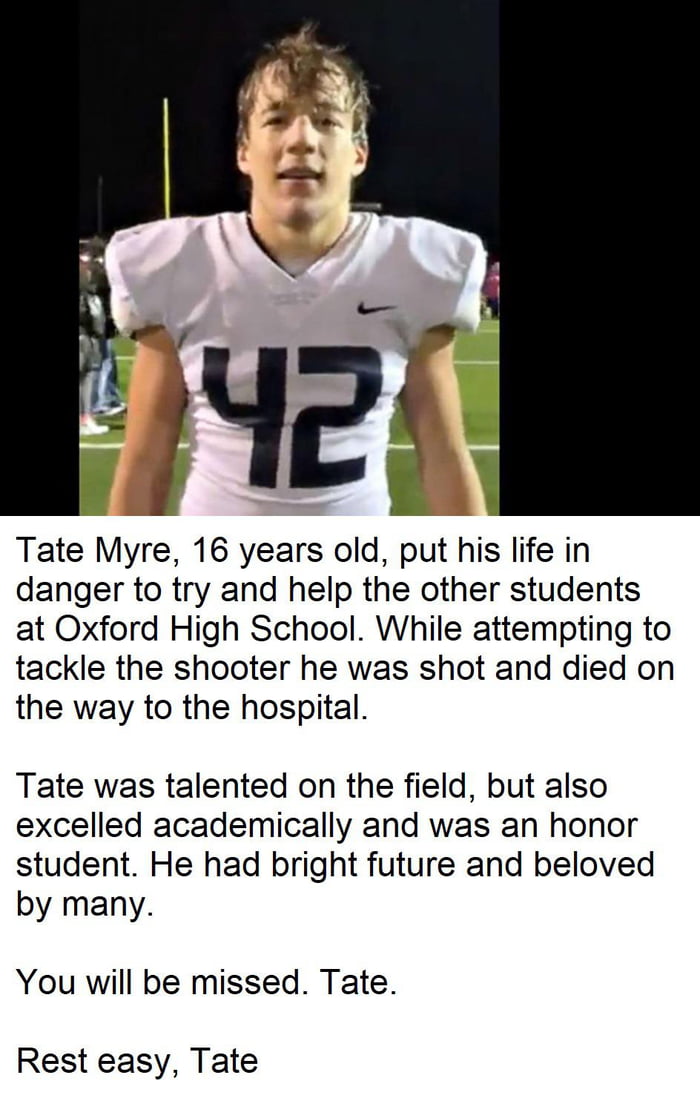 Tate Myer, hero and legend - 9GAG