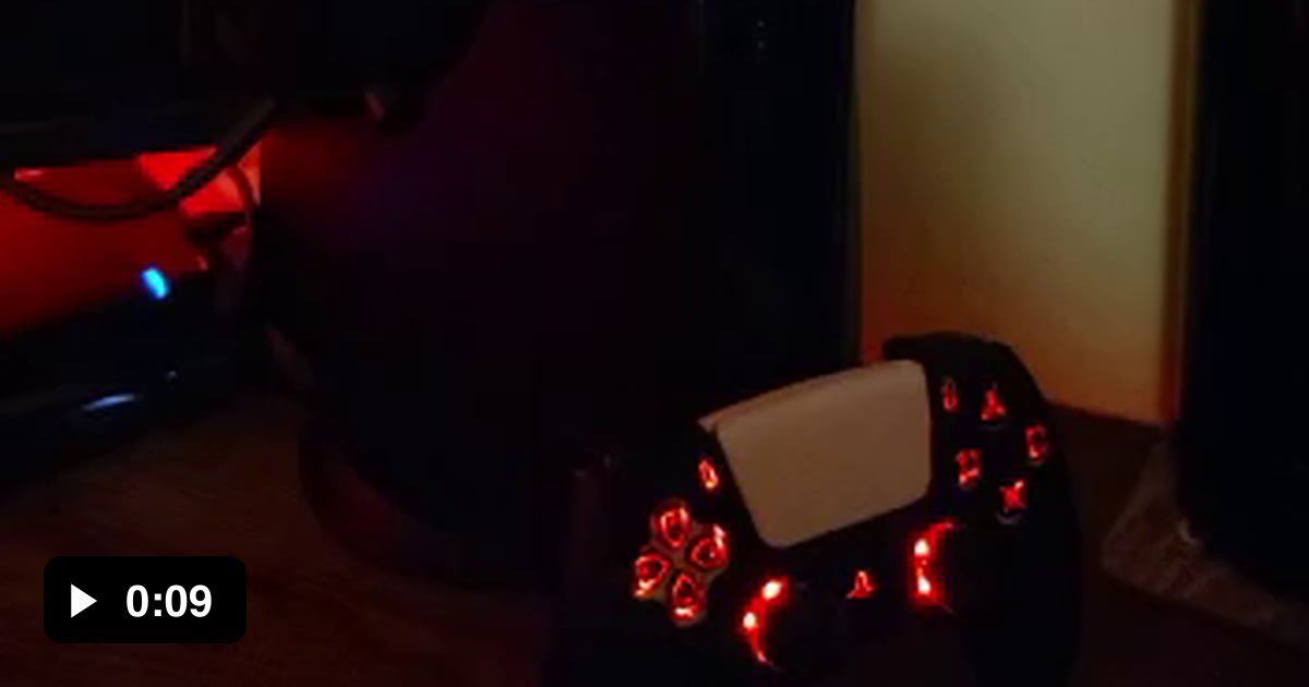 I just finish modding my PS5 with LED lights for controller and console ...