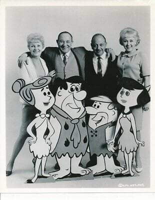 The voice actors of The Flintstones ,Jean Vander pyl ,Alan Reed Mel ...