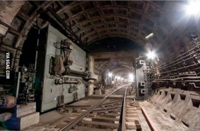Moscow - Metro 2. Built by Josef Stalin in case of a nuclear weapon war ...