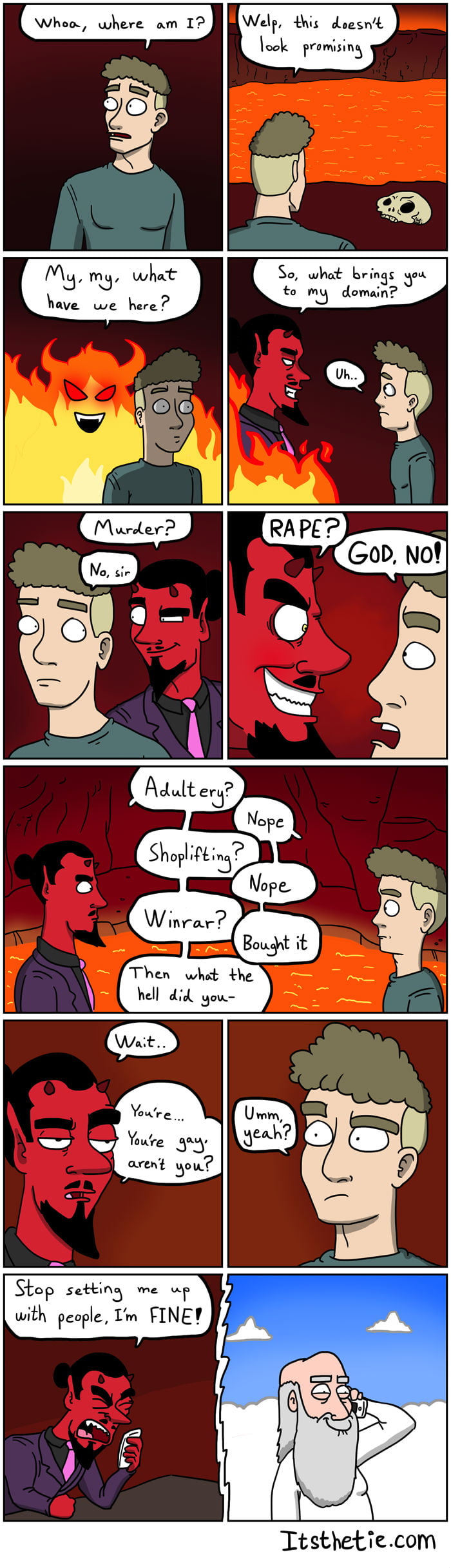 Devil is getting a little tired of God's crap - 9GAG