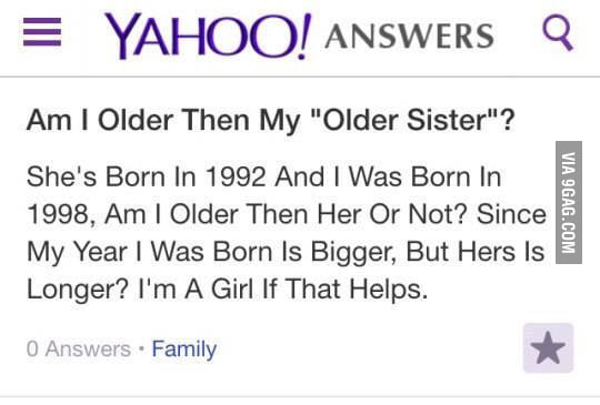 Sisters problems - 9GAG