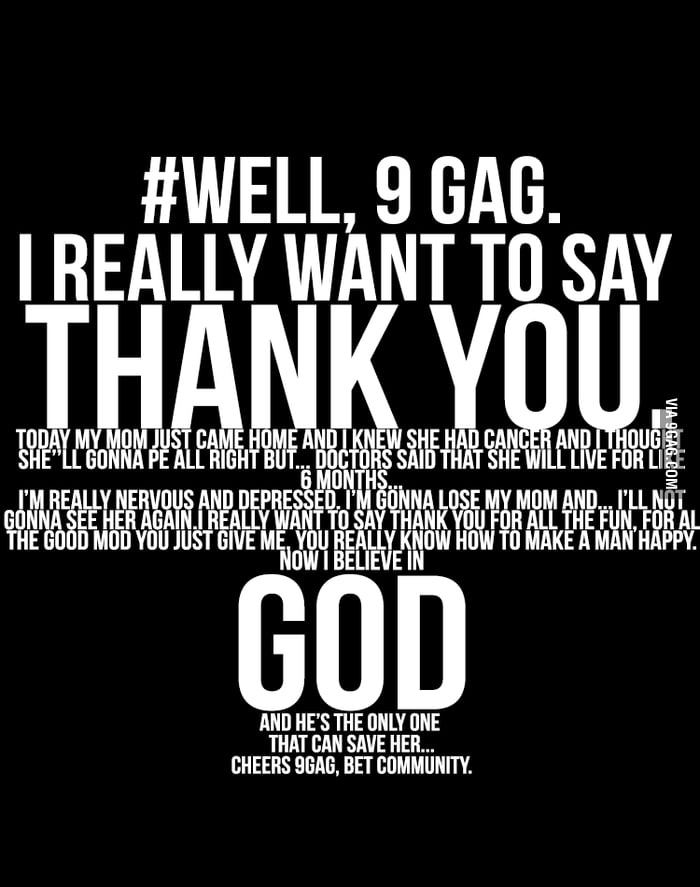 Thank you... - 9GAG