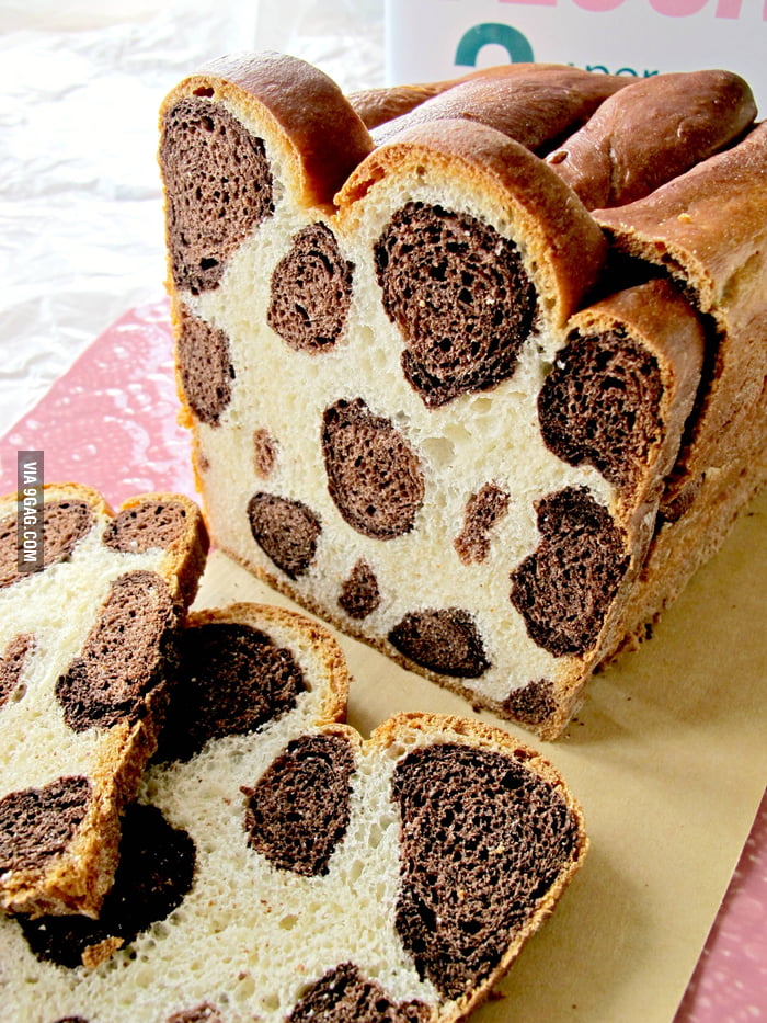 Leopard print milk bread - 9GAG