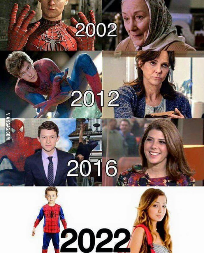 The evolution of spiderman.... - 9GAG