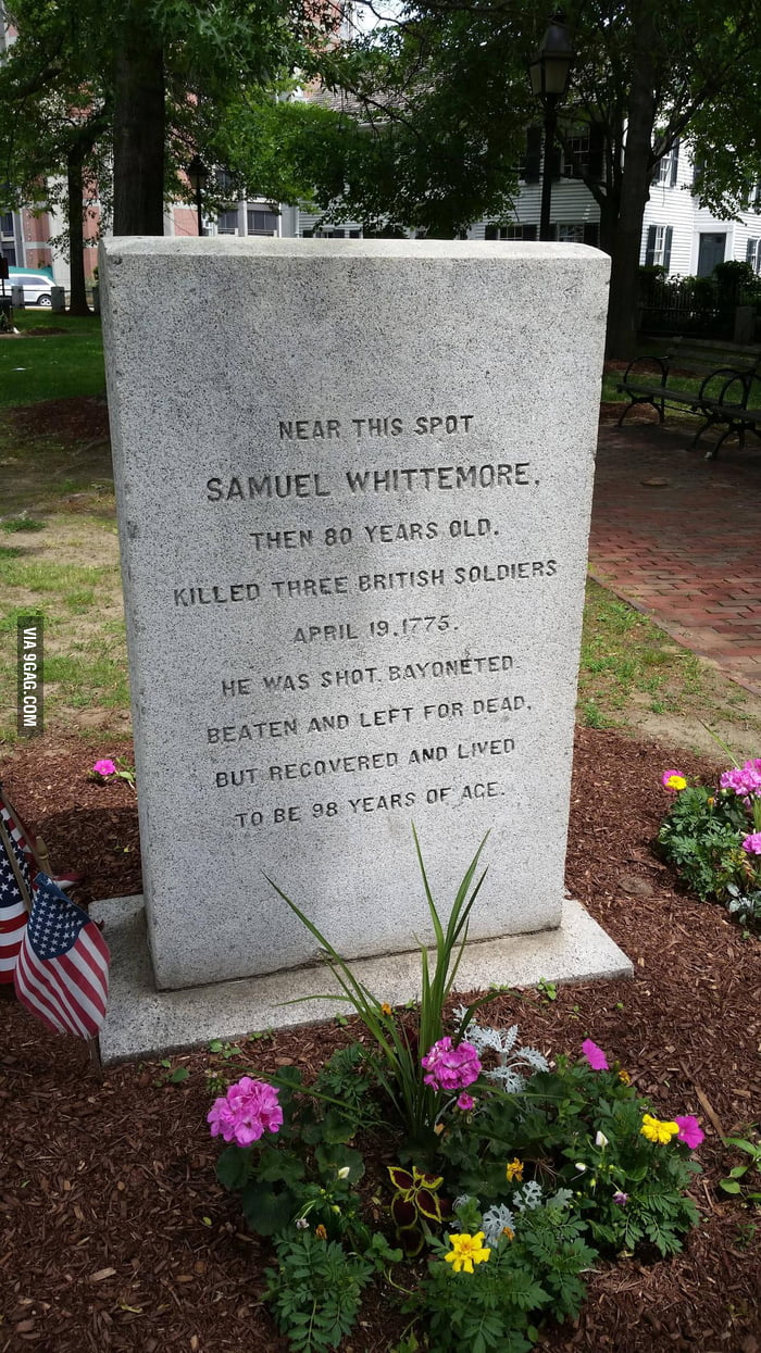 Samuel Whittemore. Revolutionary Badass! - 9GAG