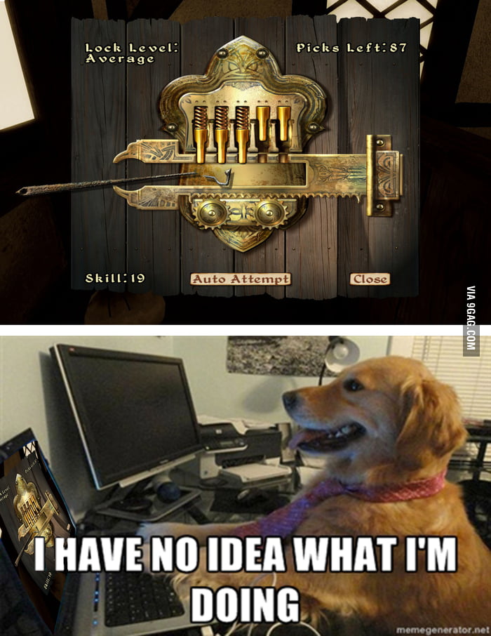 Oblivion. The WTF lock - 9GAG