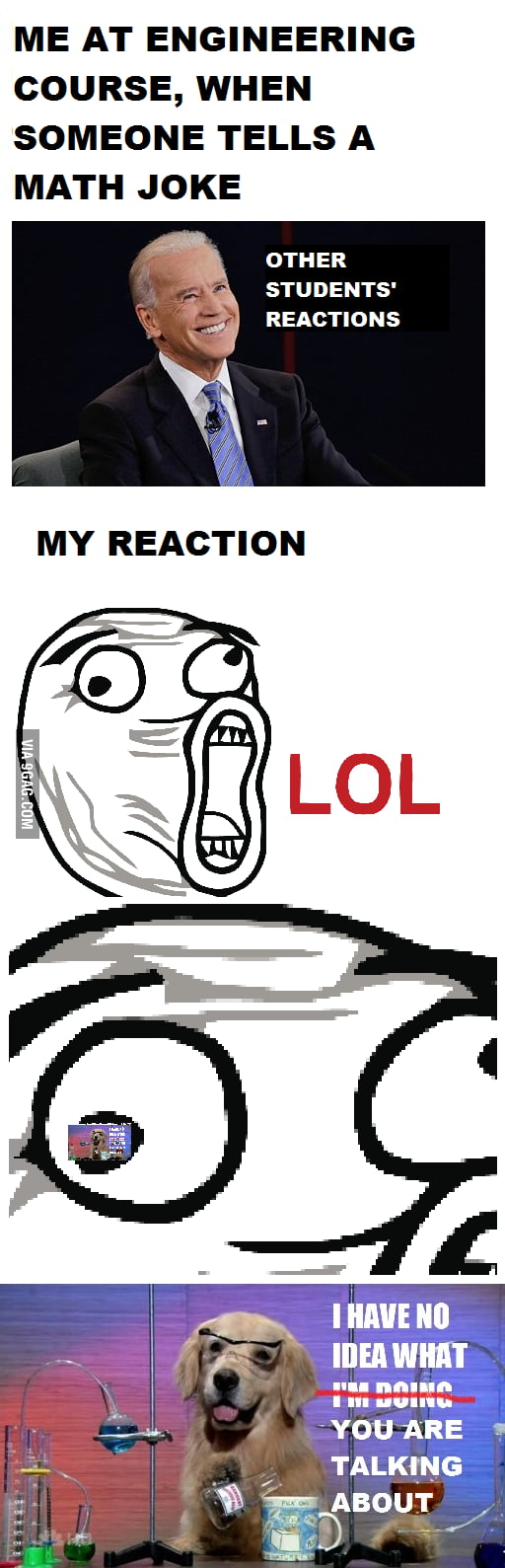 Math jokes at engineering course - 9GAG