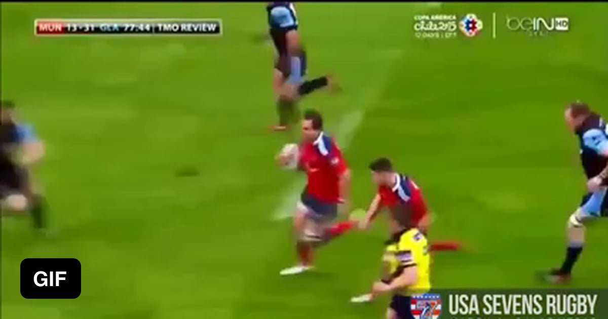 Rugby player relocates shoulder mid play - 9GAG