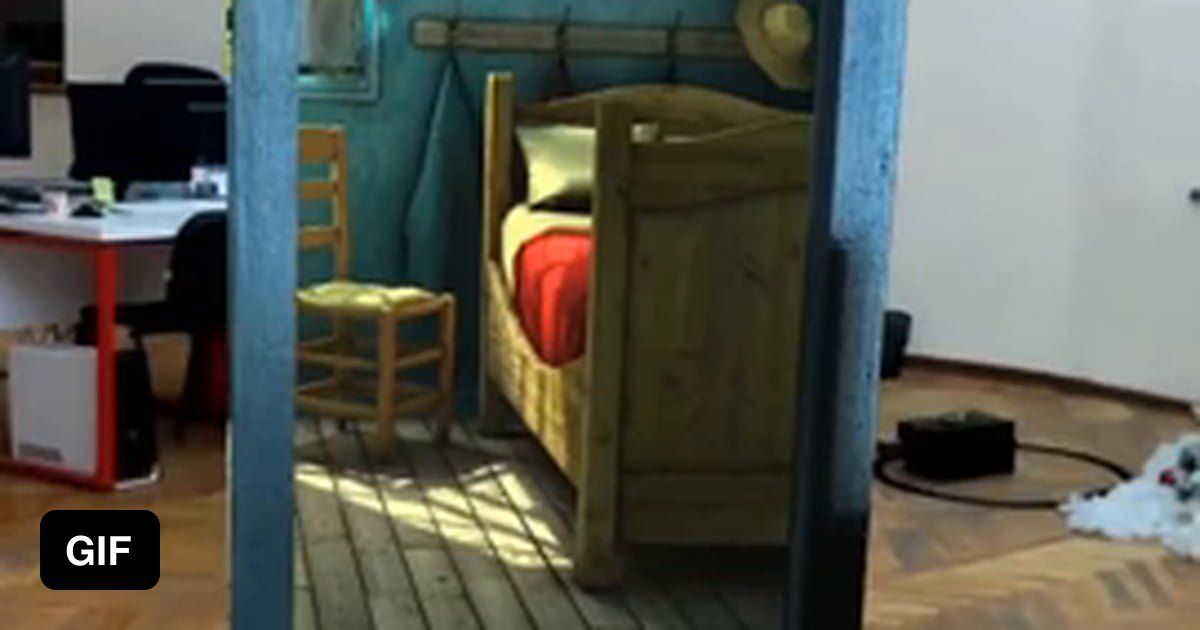This Van Gogh bedroom in AR... - 9GAG
