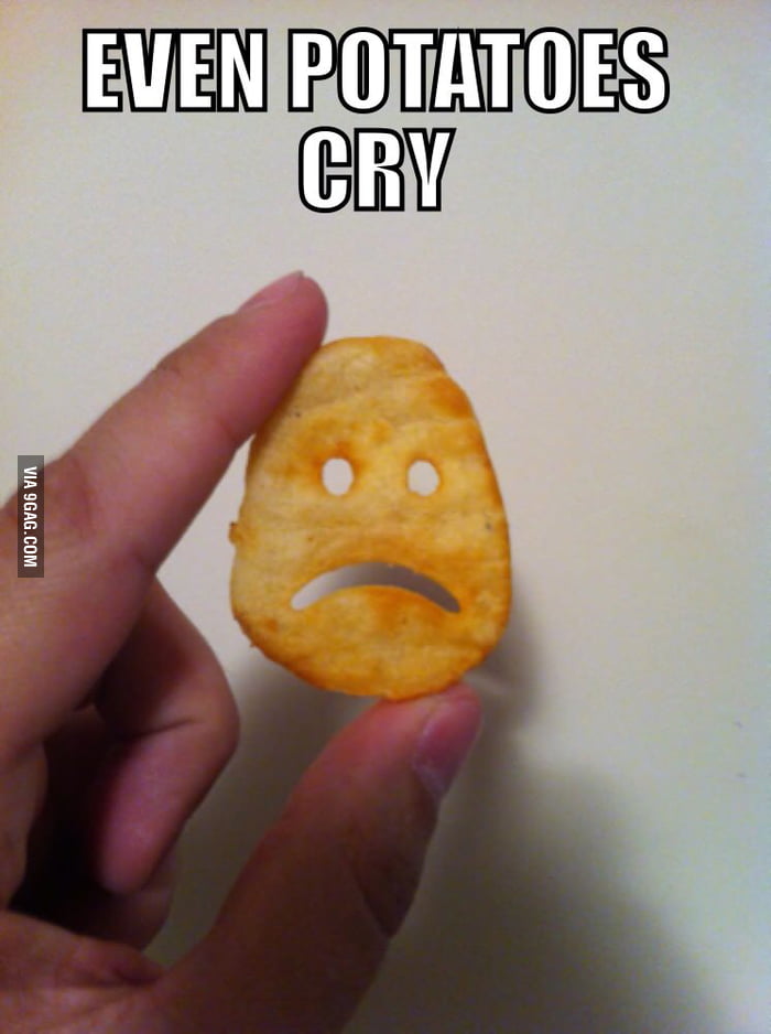 Something very bad happened to this potato... - 9GAG