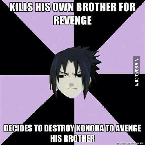 SASUKE UCHIHA LOGIC - 9GAG