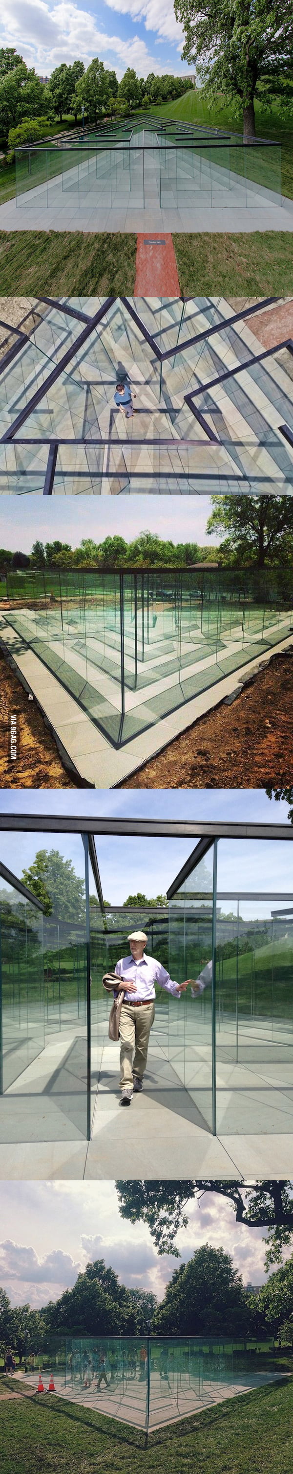 A Glass Maze - 9GAG