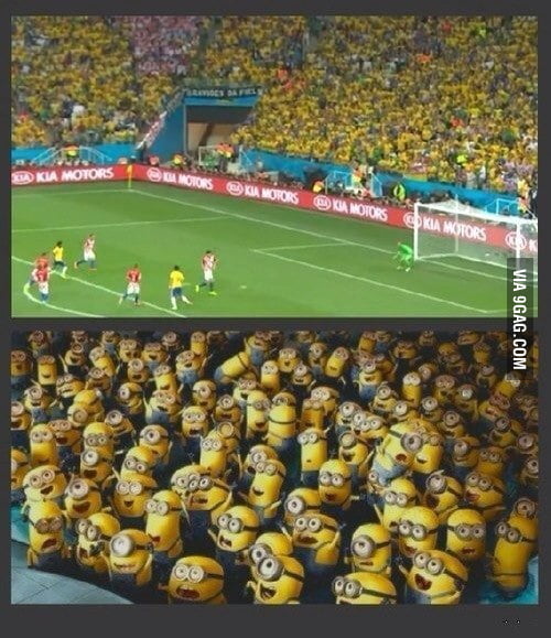 World Cup Minions support funs! - 9GAG