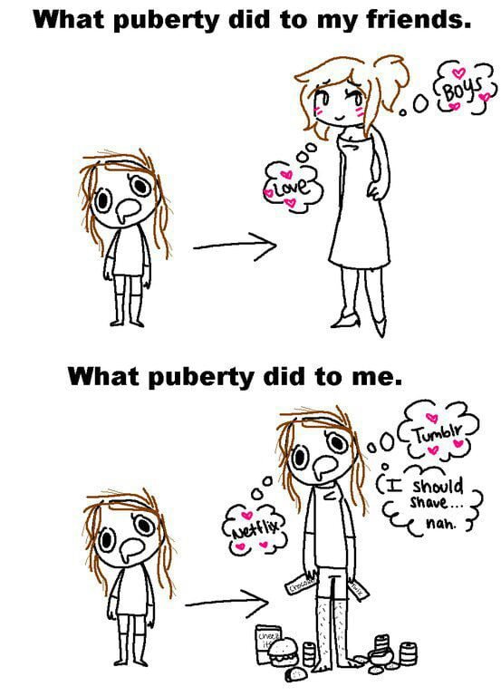 F**k you puberty... - 9GAG