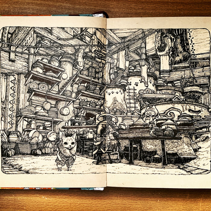 Grammeowster Chef's Canteen, Monster Hunter World: Iceborne Fan Art - 9GAG