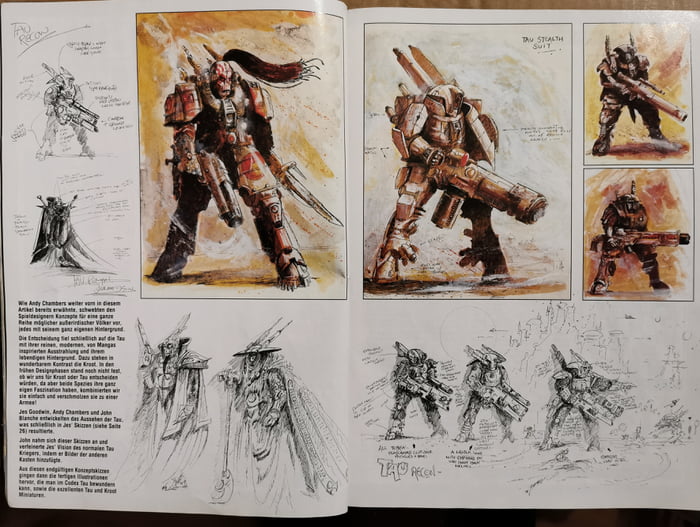 Tau Conceptart from an old White Dwarf - 9GAG