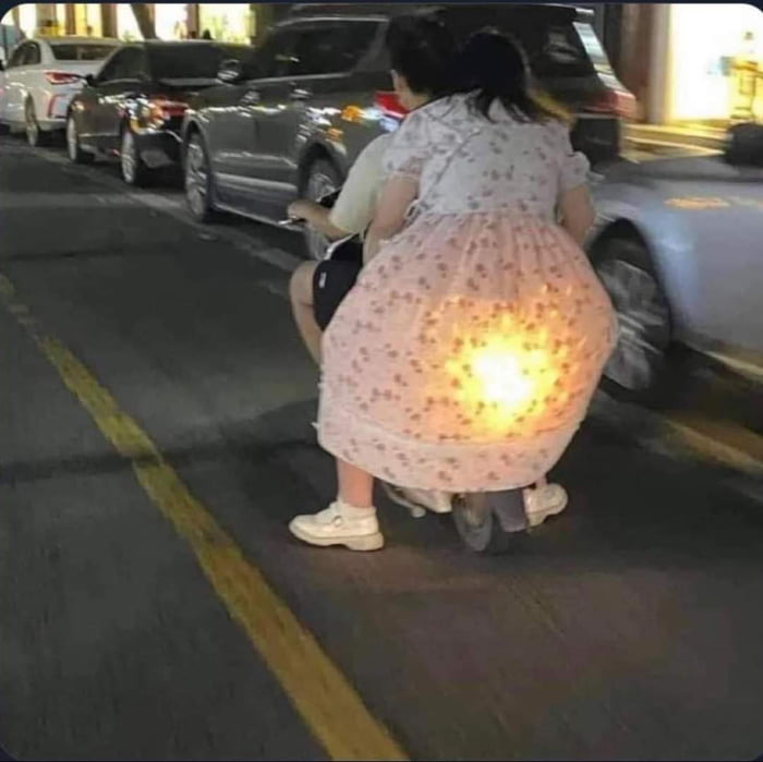 Woman gave up on everyting to become a firefly - 9GAG