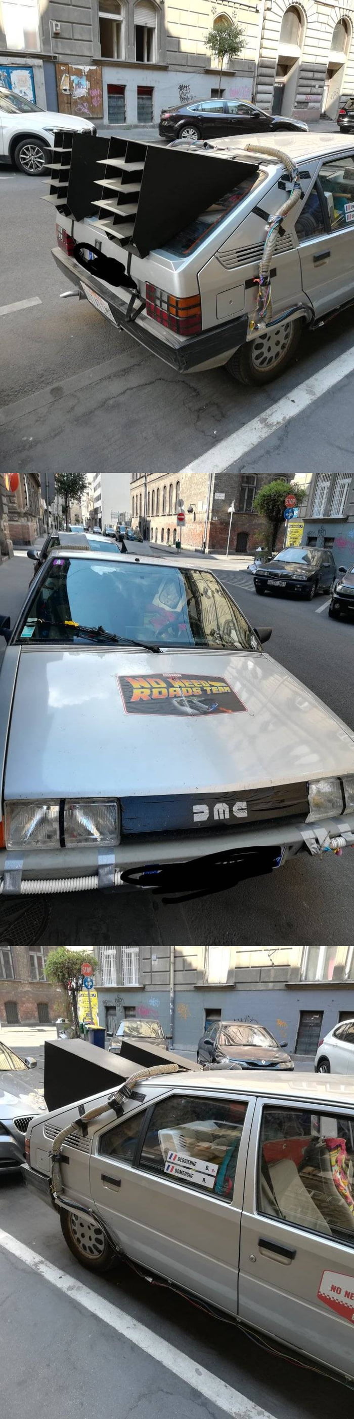 Hungarian DeLorean time machine - 9GAG