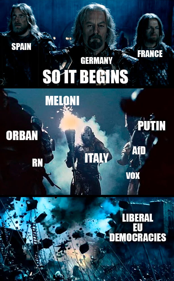 Meloni won but who else? - 9GAG