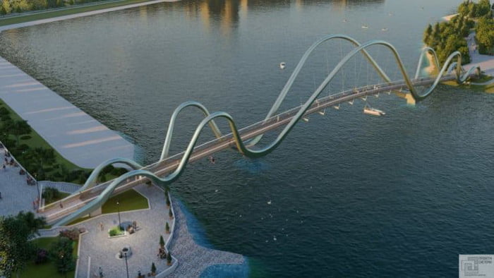 The wave bridge on Obolon is planned to be completed by the end of the ...