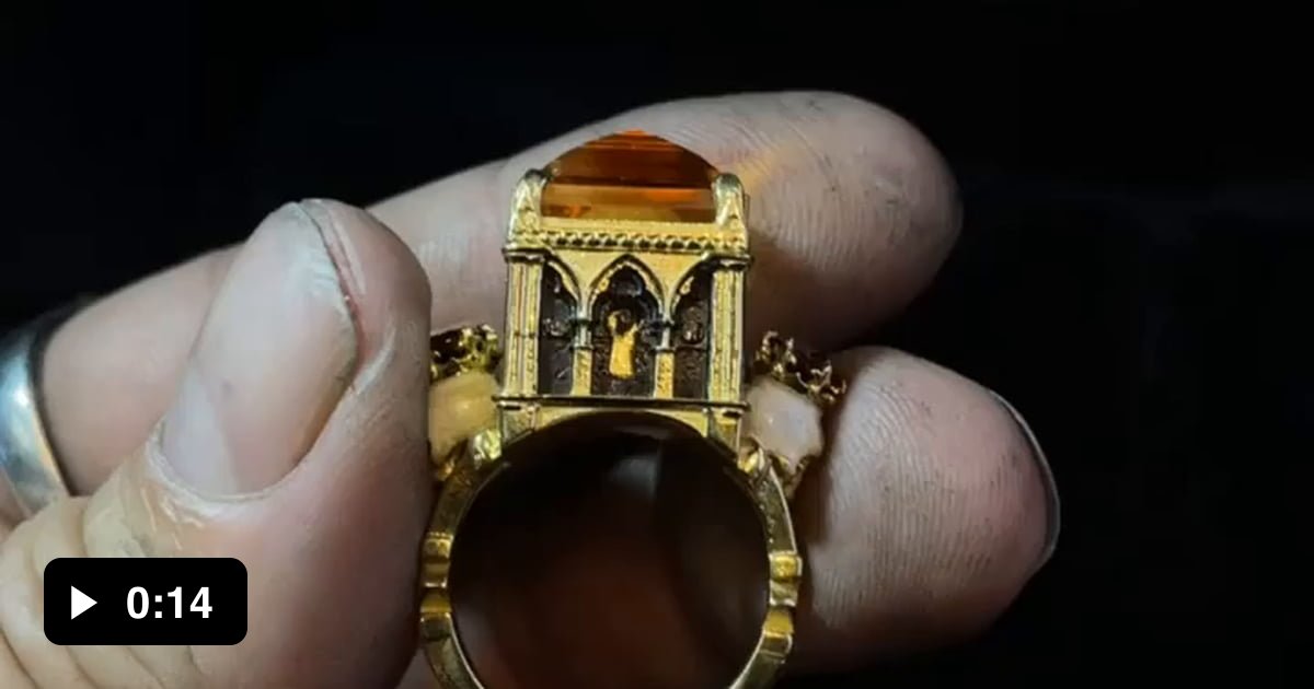 A Gothic Poison Ring. - 9GAG