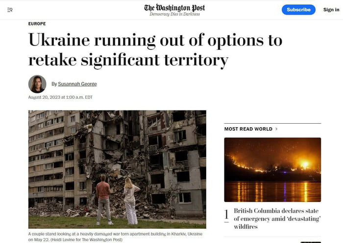 But...But...NATO Copium boys said Eelensky rode a unicorn alone using ...