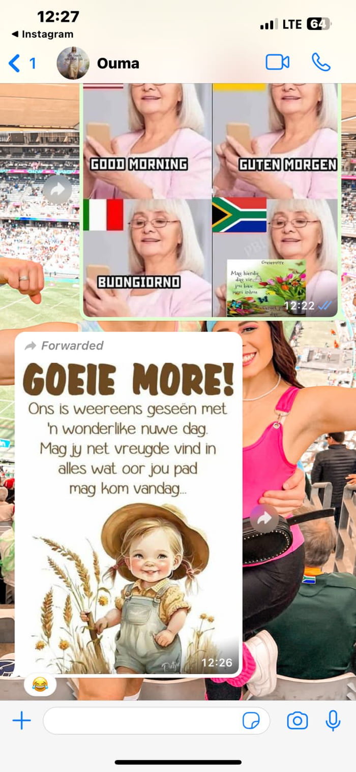 Good morning statements in South africa - 9GAG