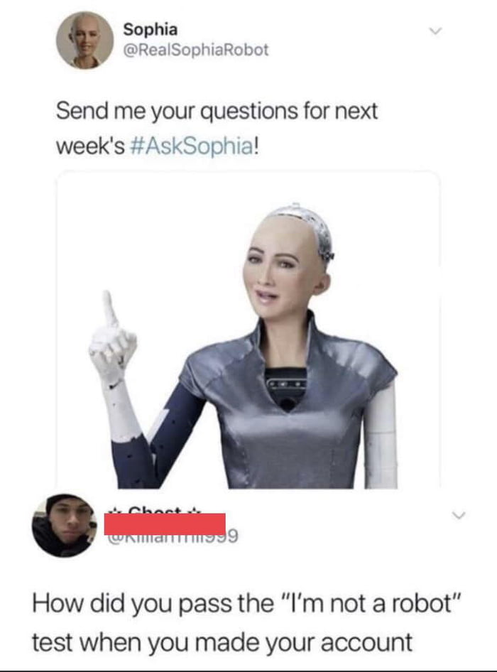 A legit question for a robot - 9GAG
