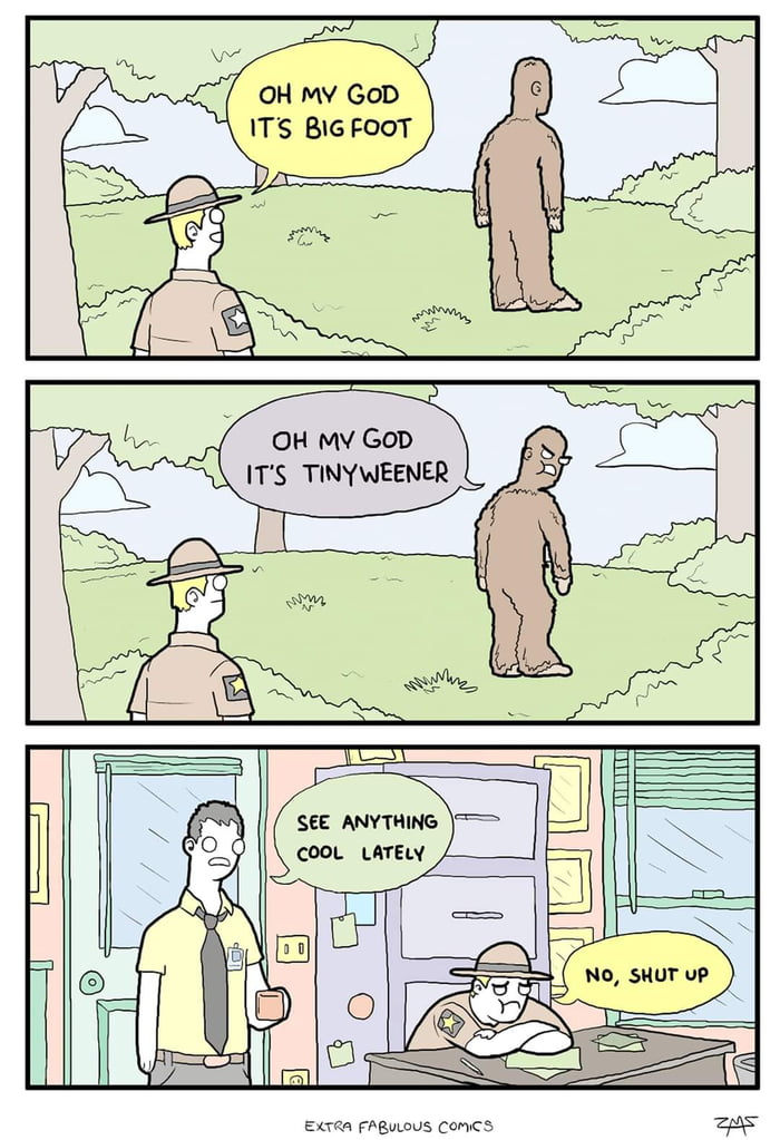 Bigfoot 1 Forest Ranger 0 - 9GAG