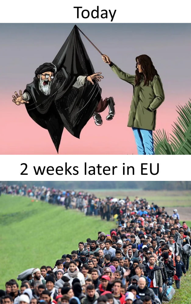 Iranian revolution in dinamic - 9GAG