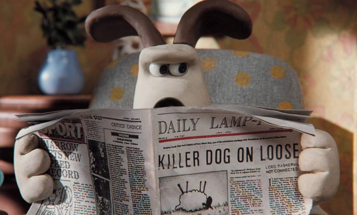 Gromit is on the case - 9GAG