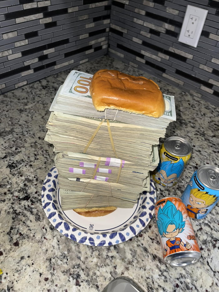 Here's the money sandwich. Bite this and money won't be a problem ...