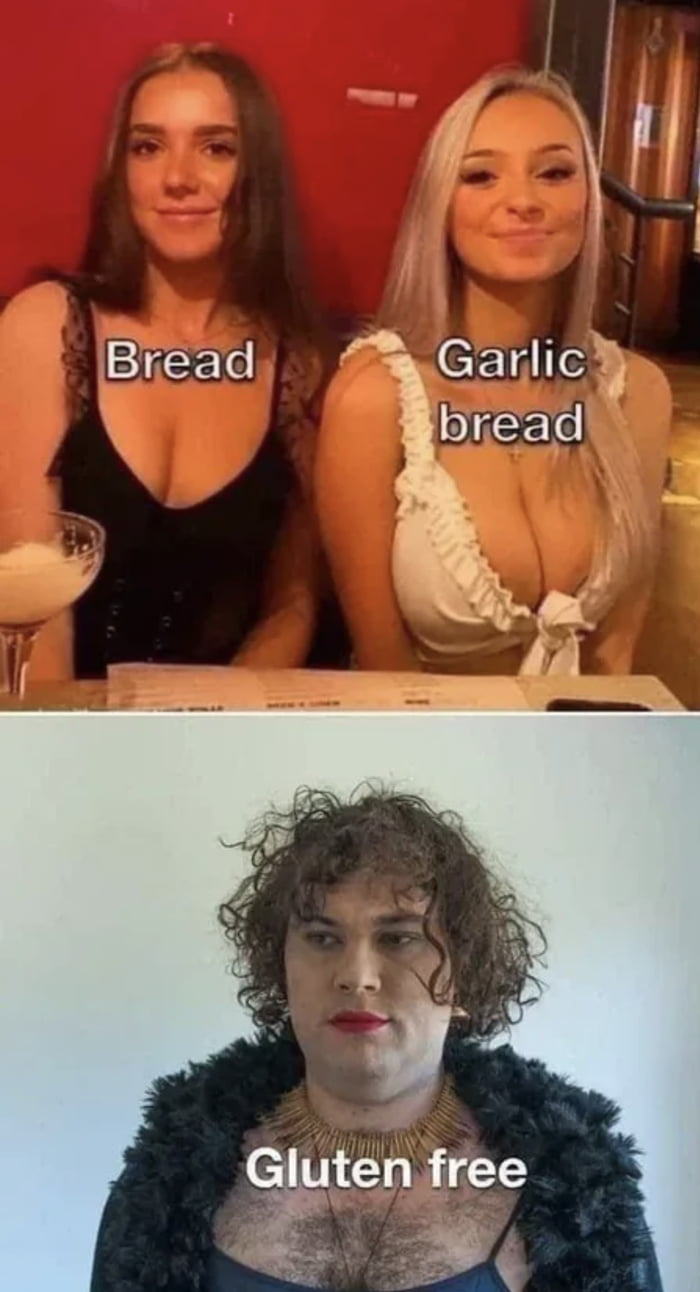 I’ll take the garlic bread with side of pumpernickel - 9GAG