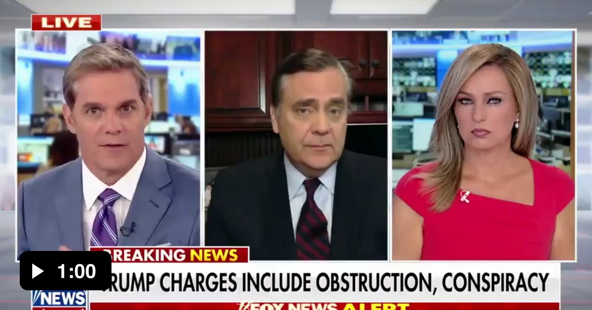 If Fox news legal expert say this is a serious threat, then Trump has ...