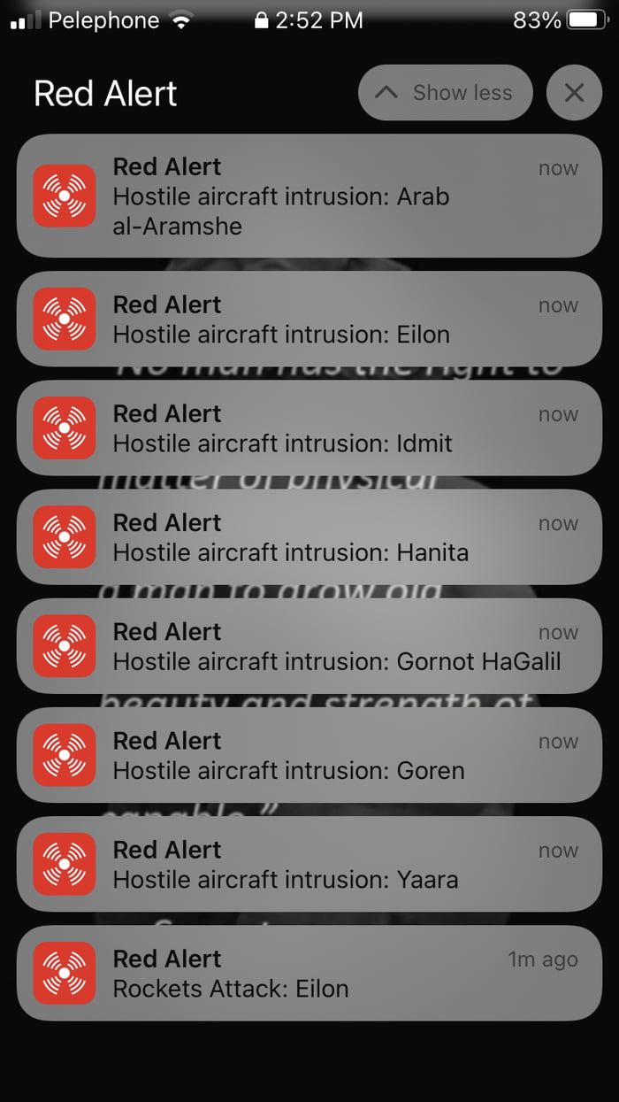 When you received multiple notifications in a row and you think someone ...