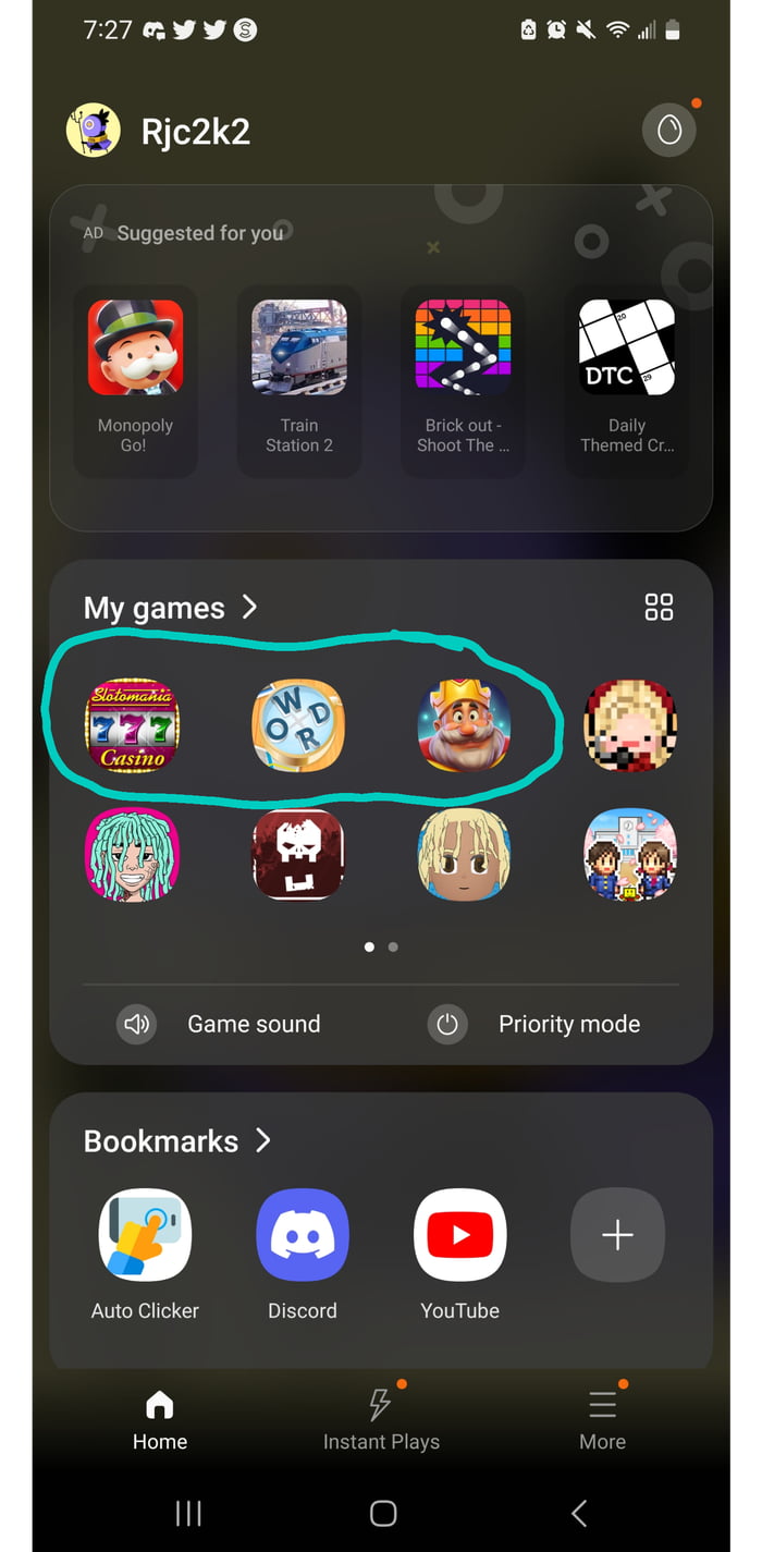 Phone installs these three games during security update without asking 😑 (samsung) - 9GAG
