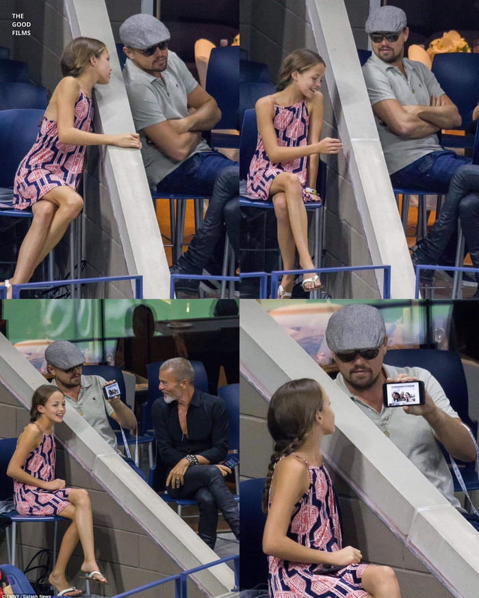 Leo taking photo with his fan - 9GAG