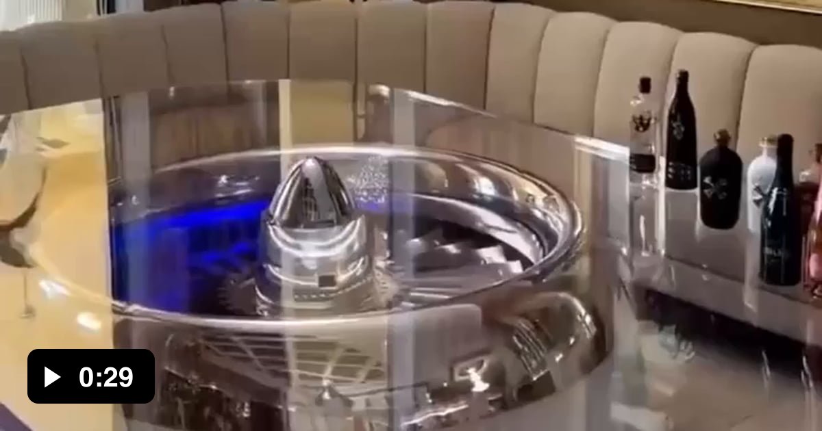 Rick Ross bought a Boeing 757 aircraft engine to make a table stand out ...