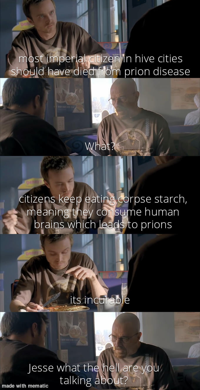 Dont eat the corpse starch - 9GAG