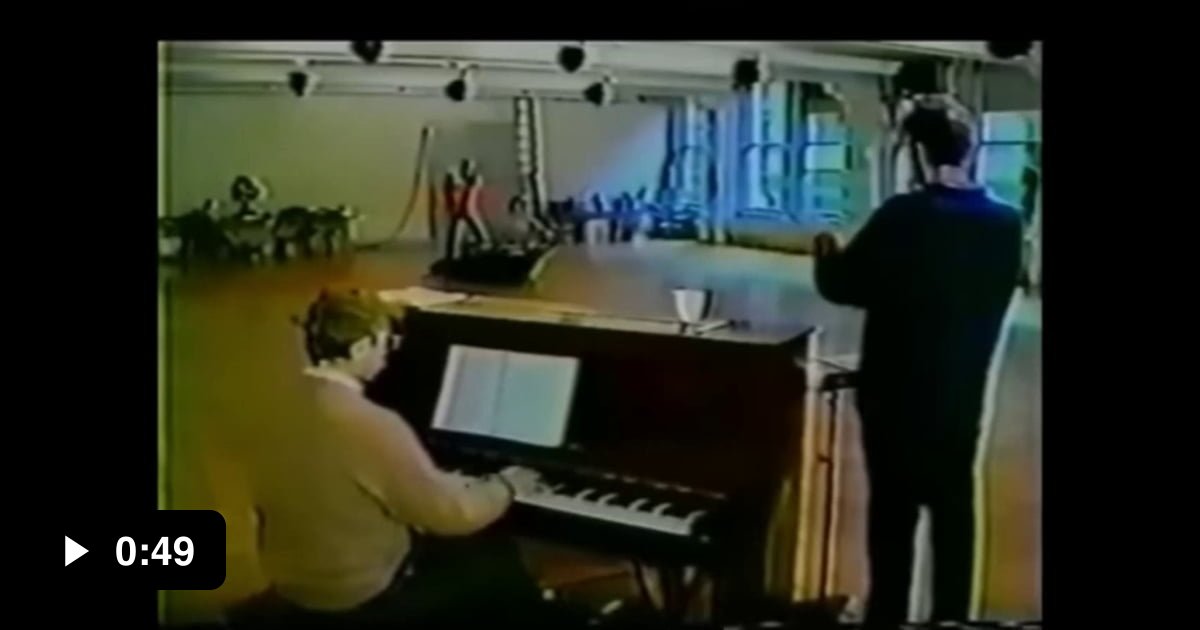 Sara and Michael rehearshing the climax of The phantom of the opera - 9GAG