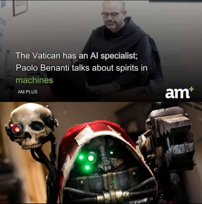 Praise the Machine God. - 9GAG