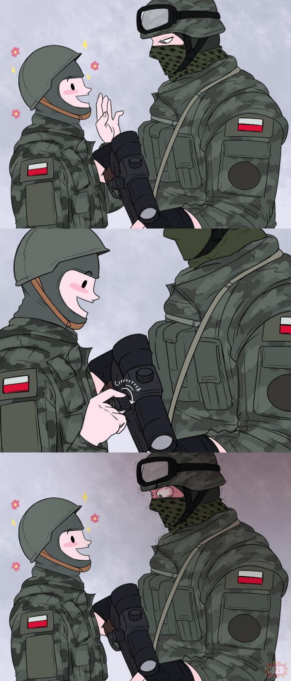 Now Bartek will show us how to piss of a sniper - 9GAG