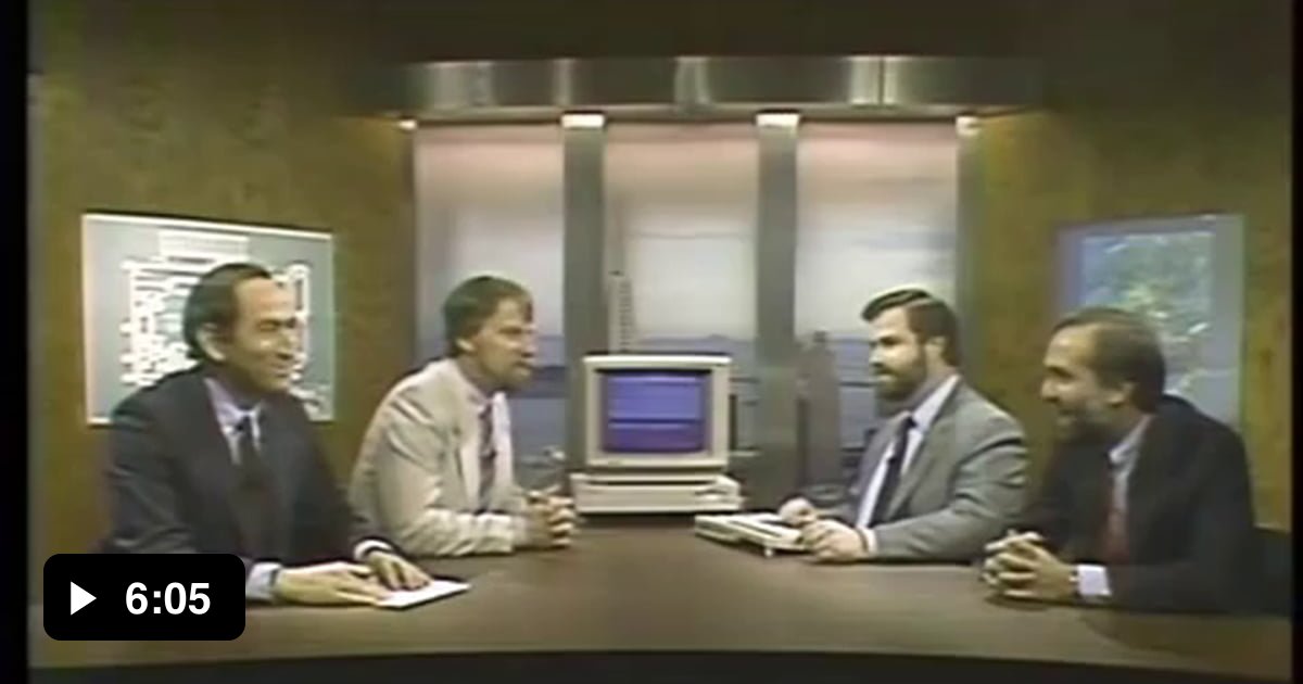 'That's really impressive' - Computer Chronicles 1985 - 9GAG