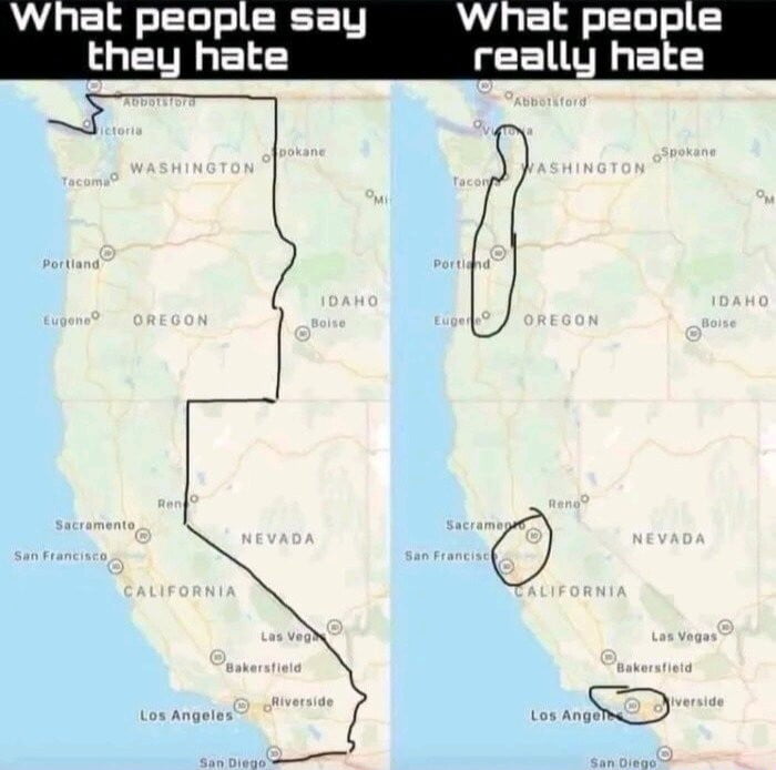 You are mostly OK, California. - 9GAG