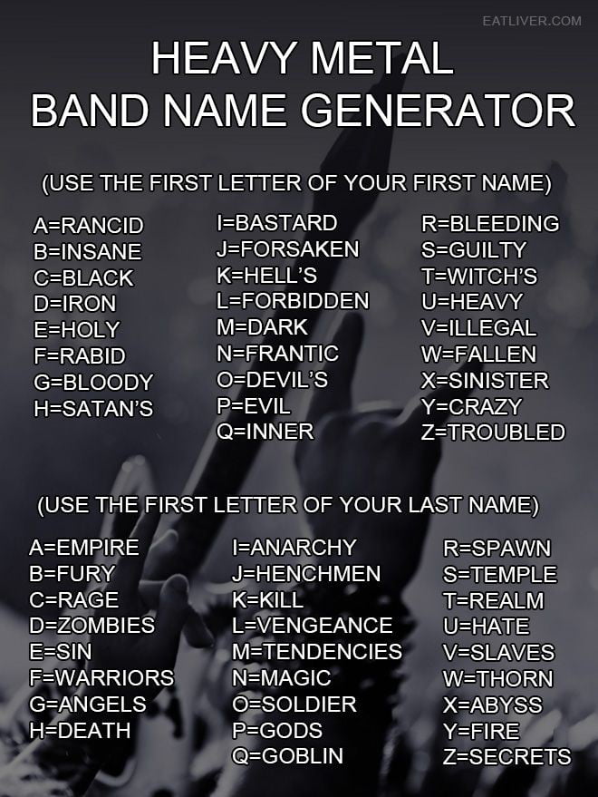 What Is Your Band Name 9GAG what-is-your-band-name-9gag