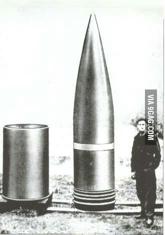 80 cm ammunition of the railway gun “heavy gustav“. banana guy for ...